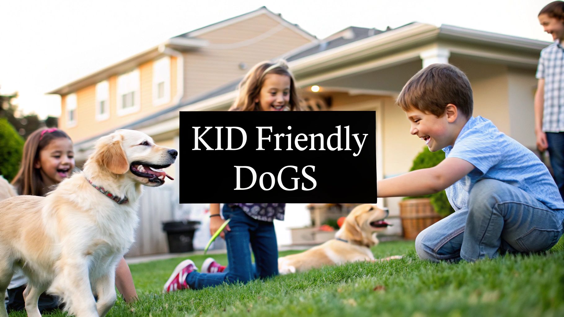Top 8 Kid Friendly Dog Breeds for Your Family in 2025 - MyLifeMyDog